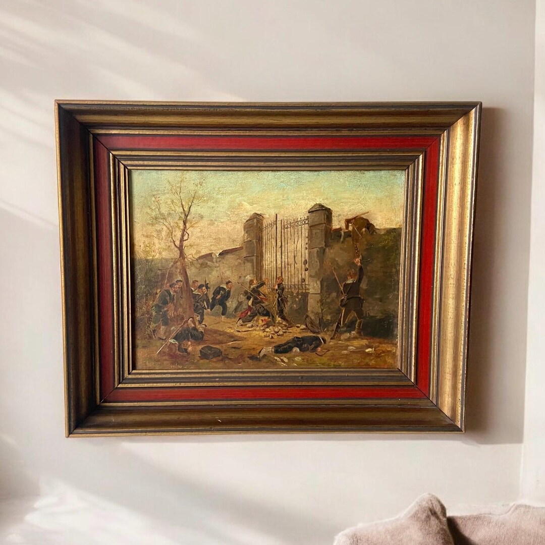 Battle of Waterloo - Painting - Napoleon War - 19th Century - Original ...