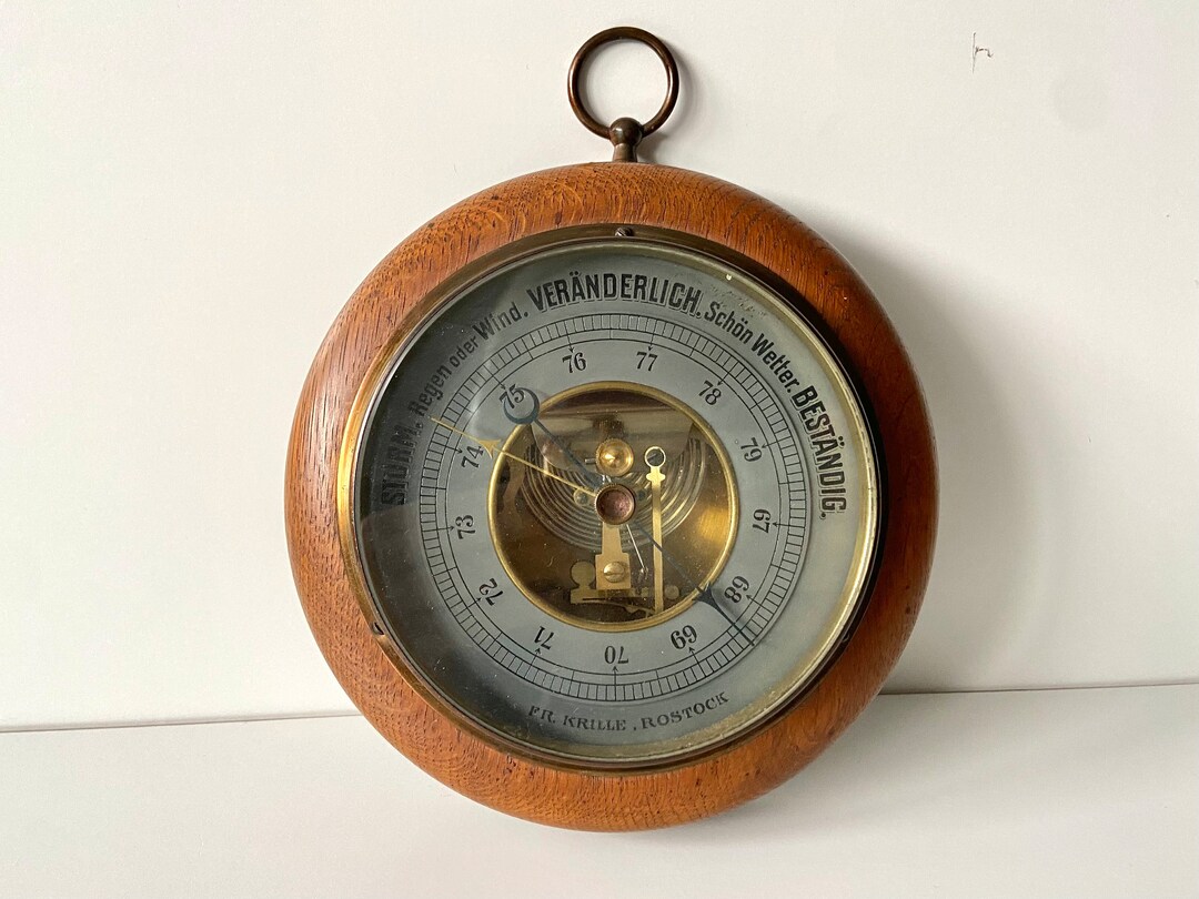 Moco Barometer 19th Century Germany - Etsy