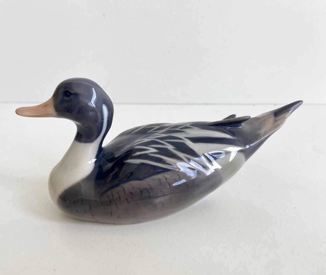 Royal Copenhagen - Duck - Sculpture - Mallard Duck - Peter Herold - Etsy