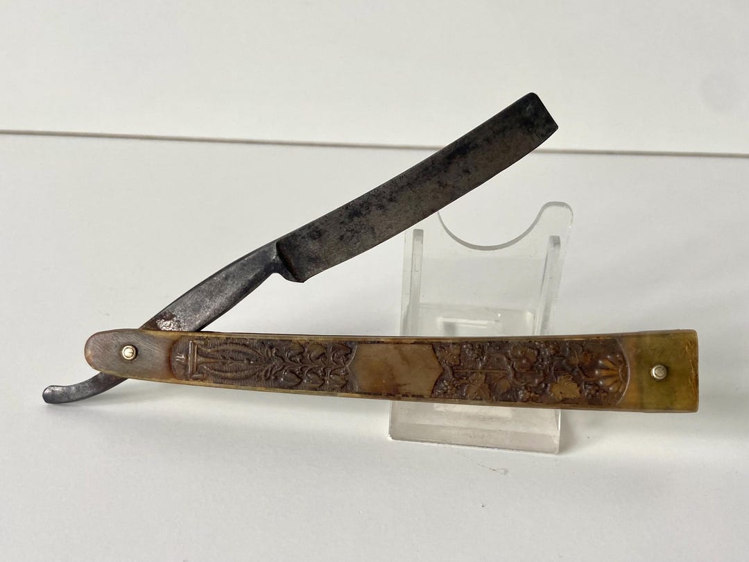 Antique Shaving Knife 19th Century France Vintage Barber Barber Shop - Etsy