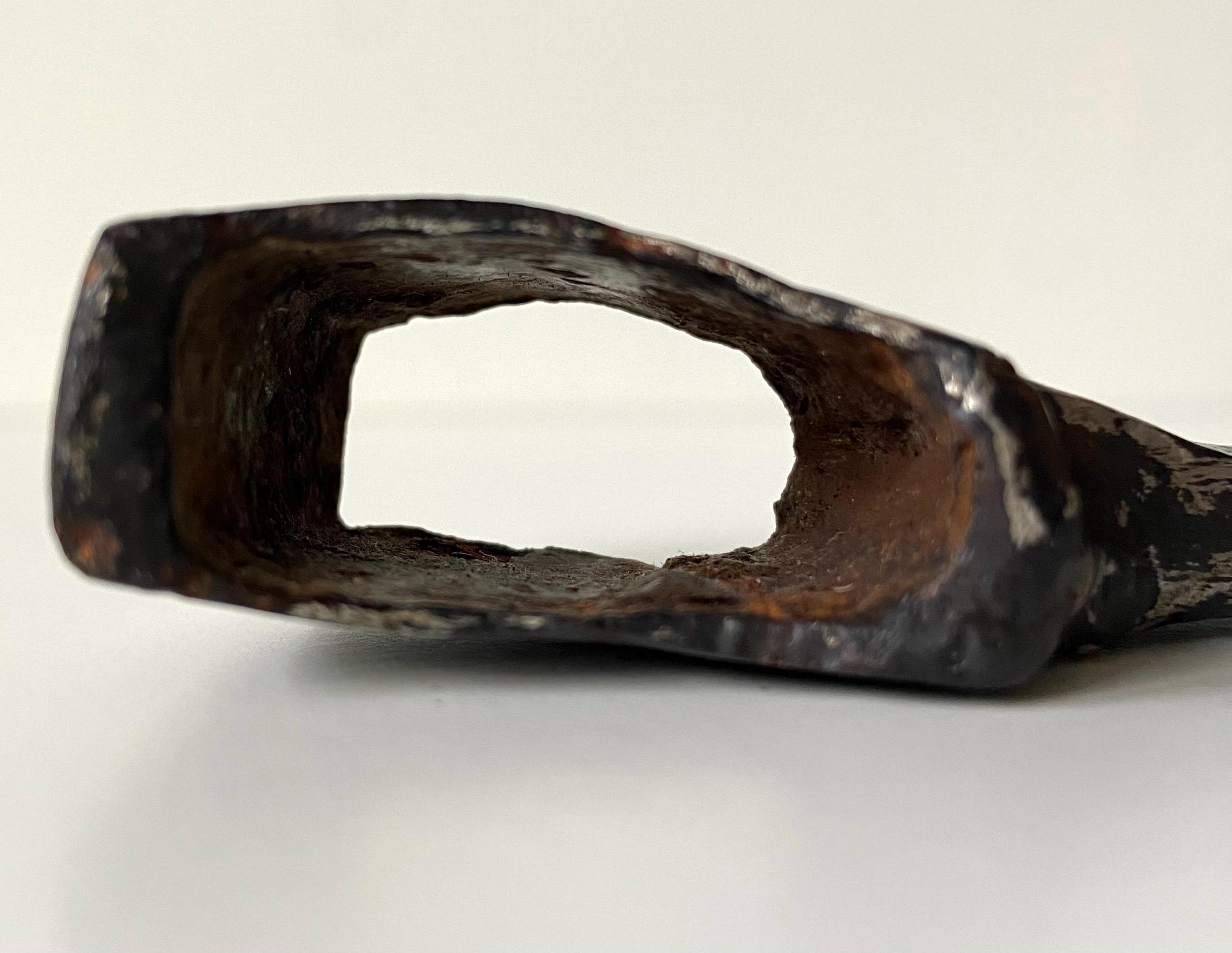 Medieval Axe Head - Archaeological Artefact - Iron - D Shaped Shaft ...