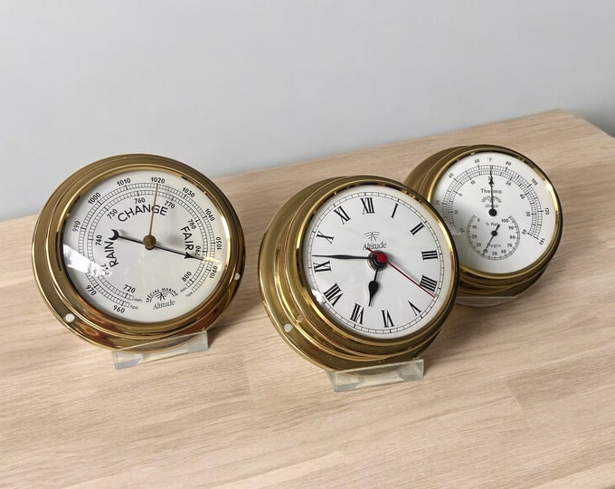 Vintage Weather Station - 20th Century - Altitude - Nautical ...