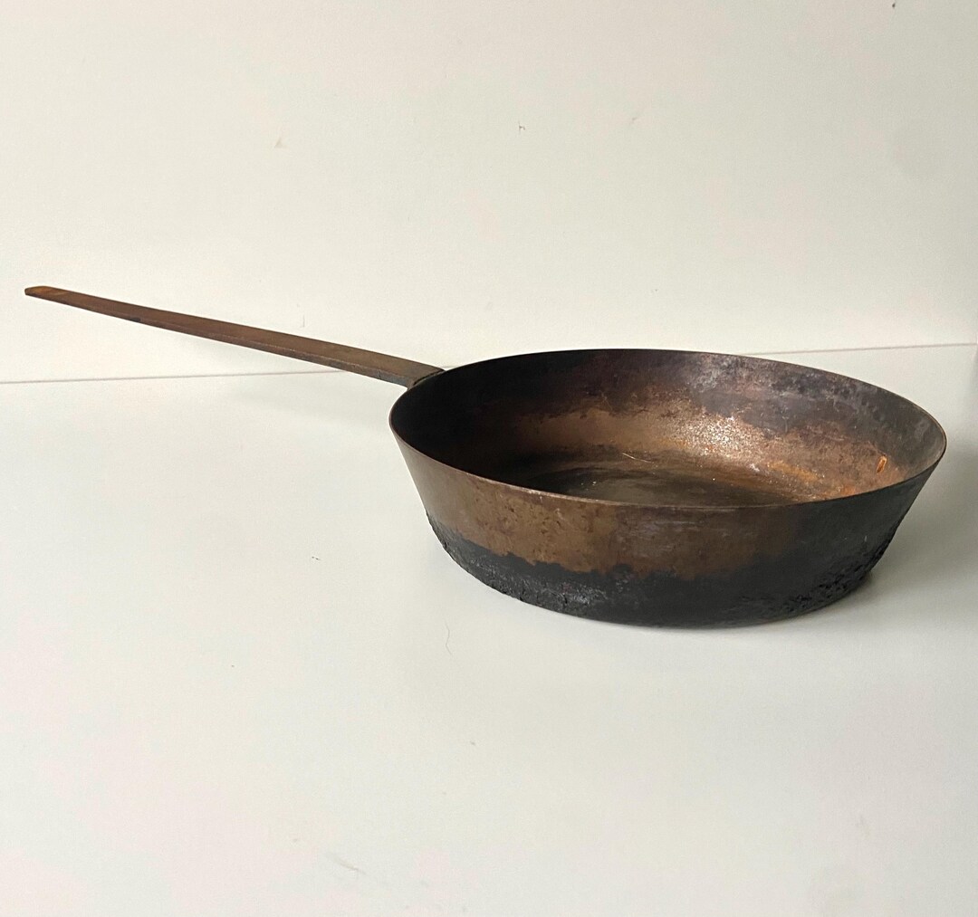 Antique Frying Pan - 19th Till Early 20th Century - Iron - Kitchen ...