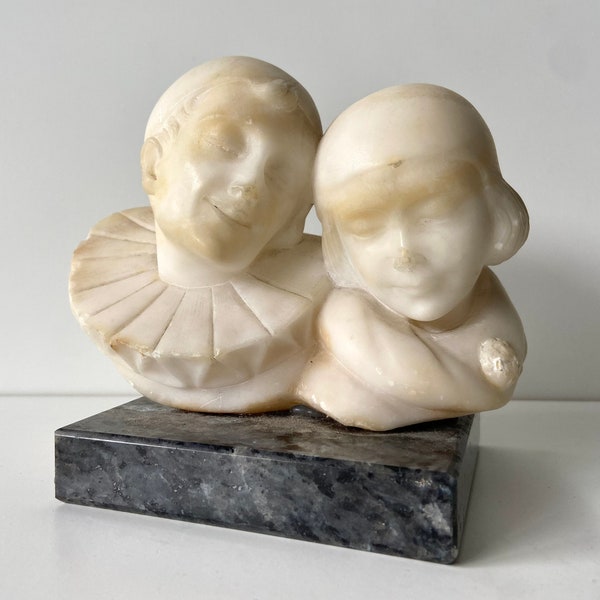 Antique Alabaster Sculpture - Etsy