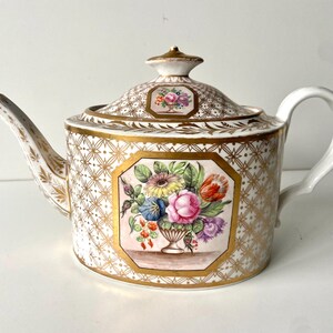 Porcelain De Paris - Teapot - Handpainted Decoration - 19th Century ...