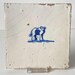 17th Century Delft Tile - Sheep - Blue and White - Wall - Kitchen ...
