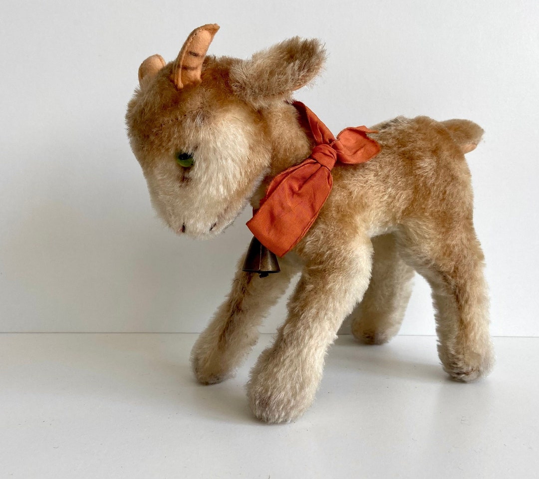 Steiff - Male Goat - Made in U.S Zone Germany - Vintage - 1940/50's - Etsy