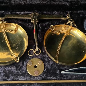 Old Gold Scale - 20th Century - Set - Precious Metals - Scaling - Etsy