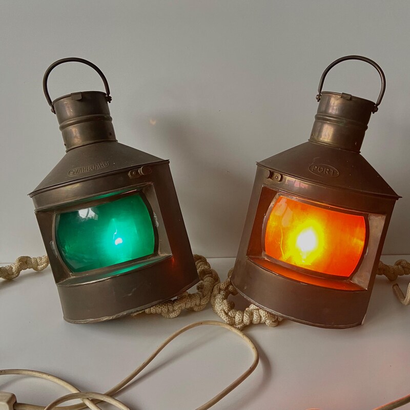 Antique Ship Lights - Etsy