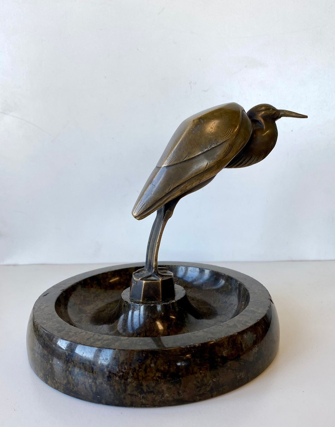 Joseph Franz Pallenberg Art Deco Vide Poche Marble Bronze - Etsy
