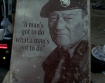 John Wayne Sign - Etsy