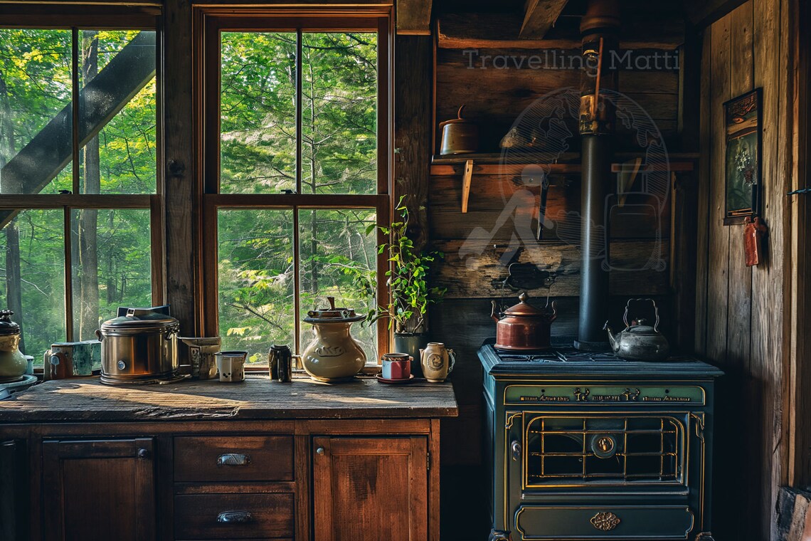 Rustic Cabin Retreat Virtual Background for Zoom and Teams - Etsy