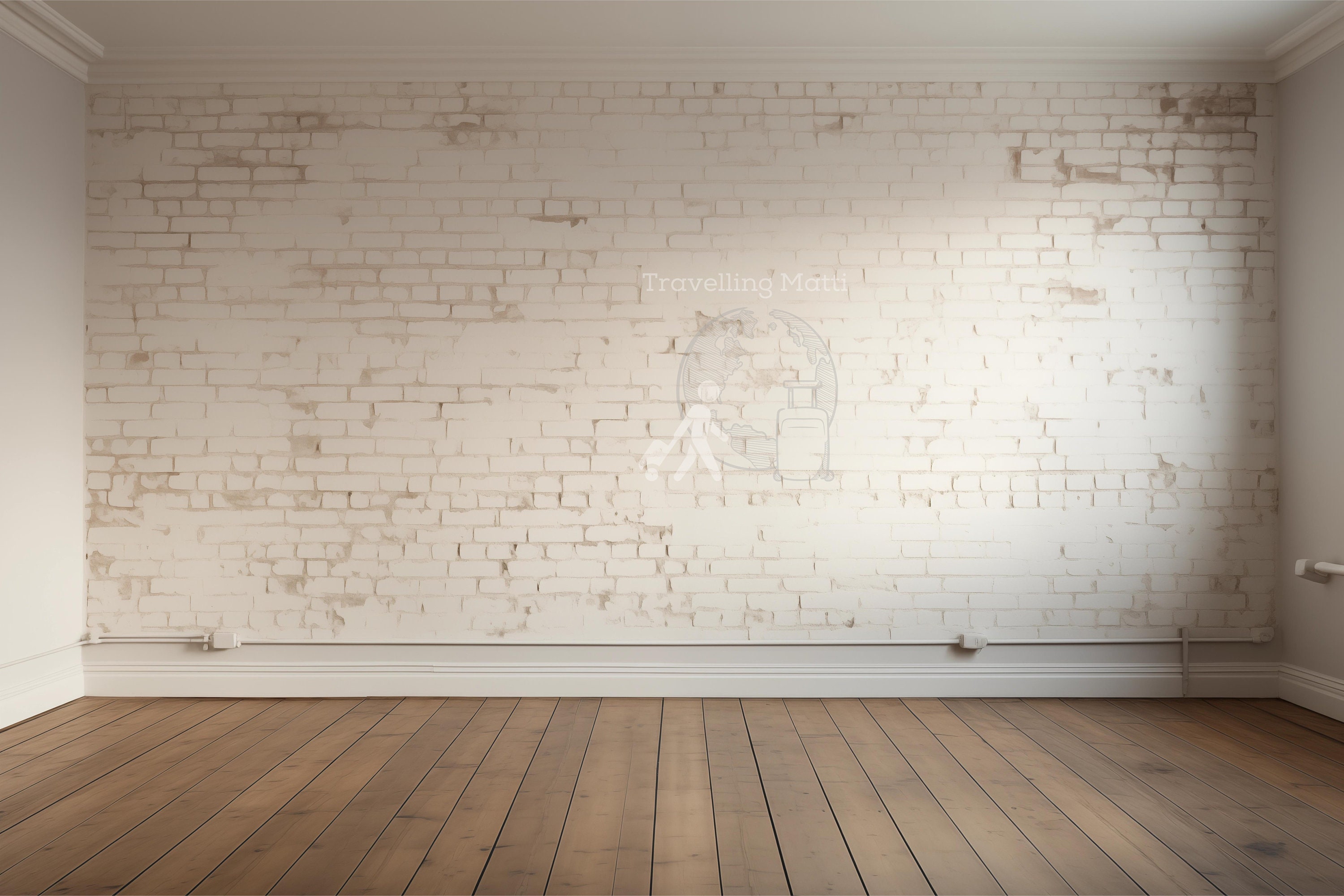 Urban Loft - Chic Exposed Brick Virtual Home Office Background for Zoom ...