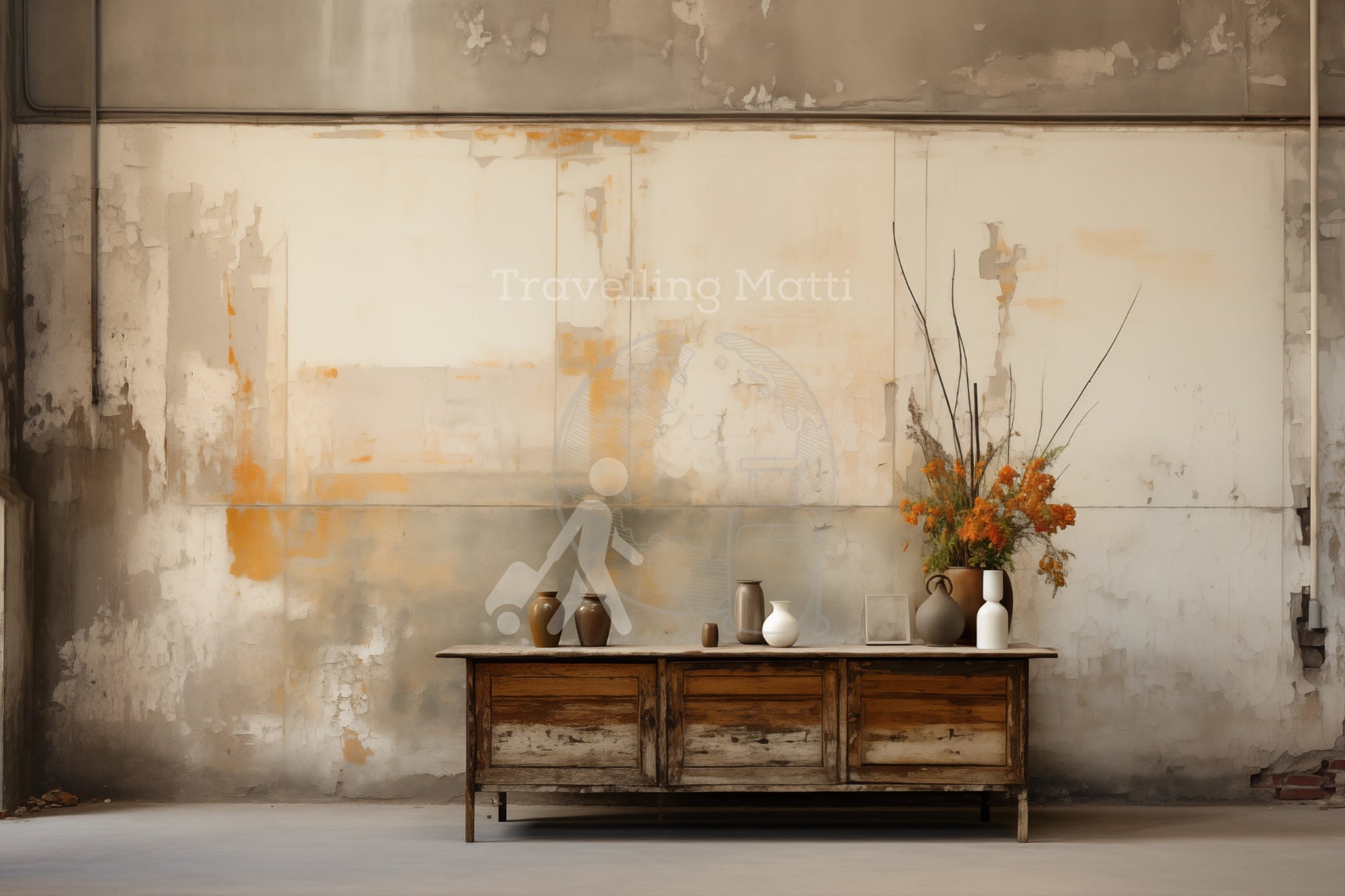 Rustic Loft Virtual Background - Vintage Industrial Zoom/teams Backdrop ...