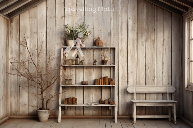 2-pack Rustic Virtual Home Office Backgrounds Professional Zoom/teams ...