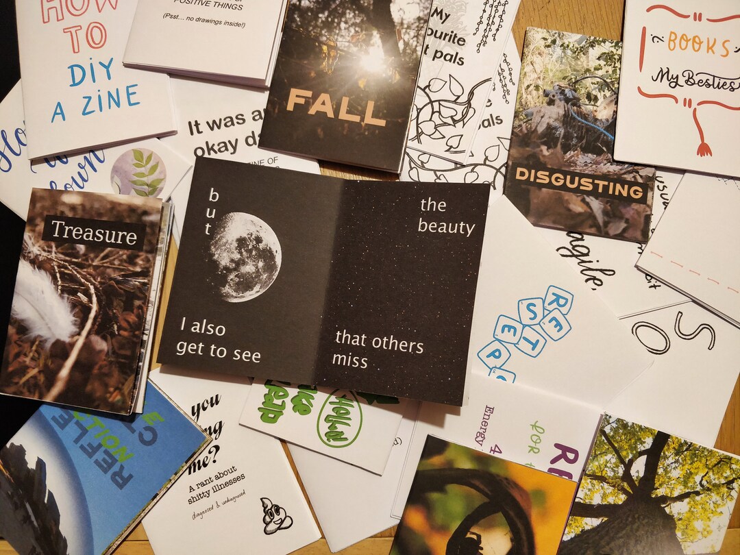 Photography and Poetry Zine Bundle Positive Vibes A4 Folded - Etsy