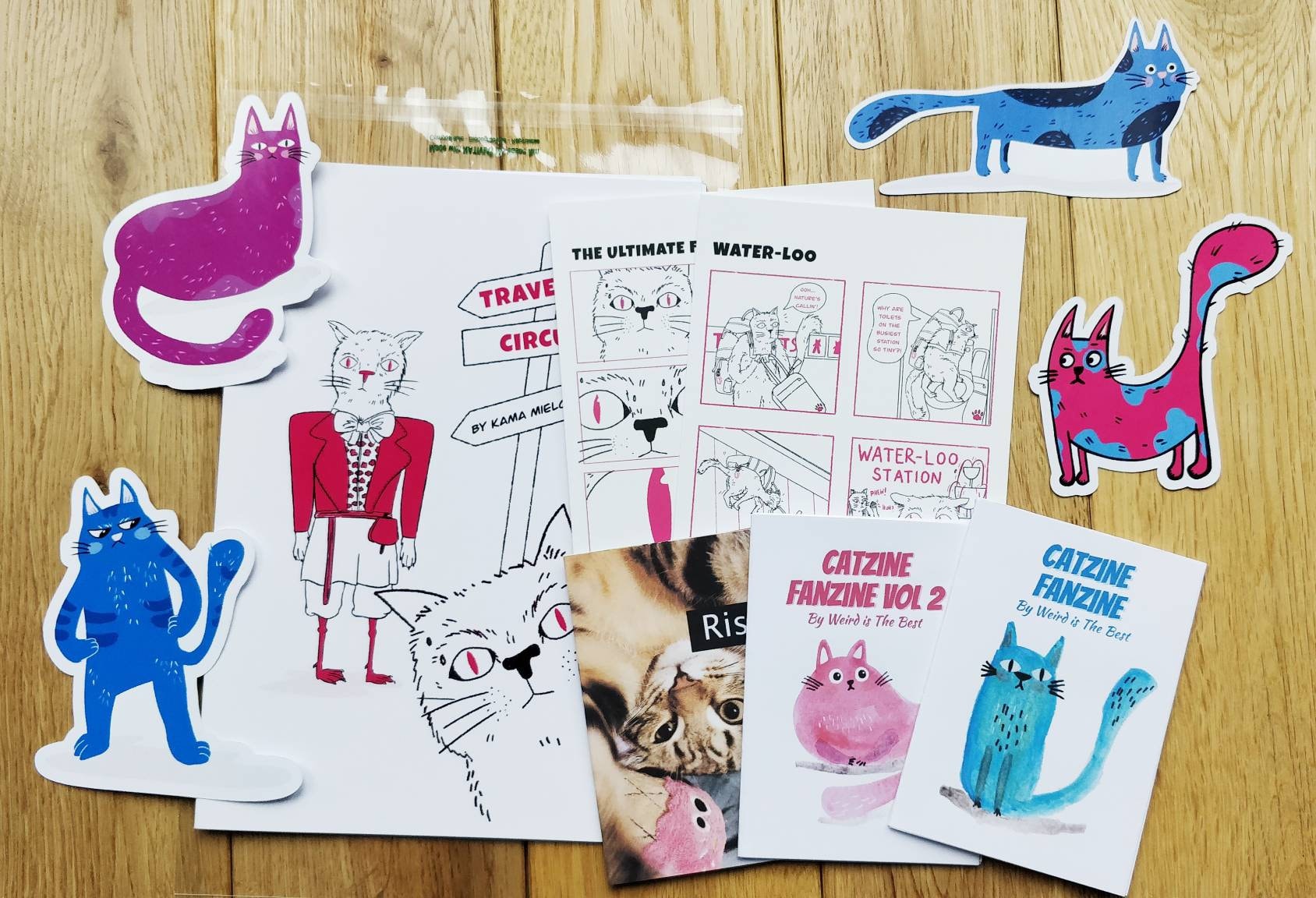 Catzine Fanzine A Fun Zine Full of Cats and Sass, Bundle of Meows - Etsy