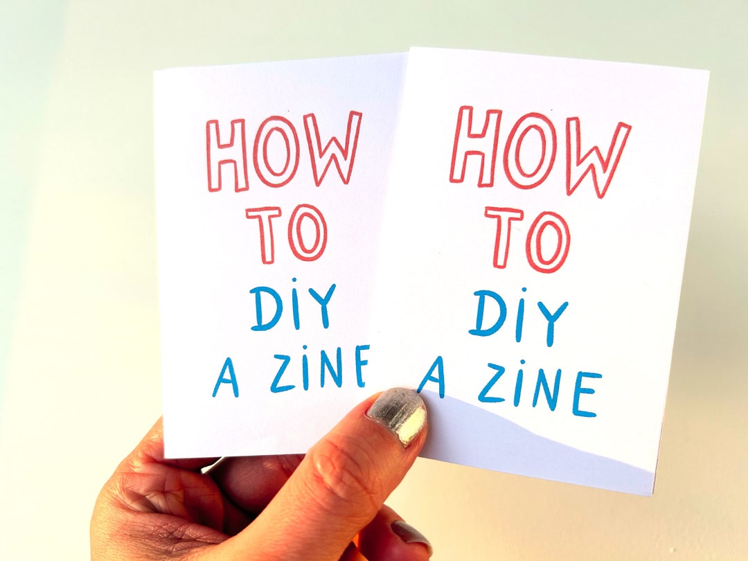 How to Make A Zine Instructions DIY Minizine - Etsy UK