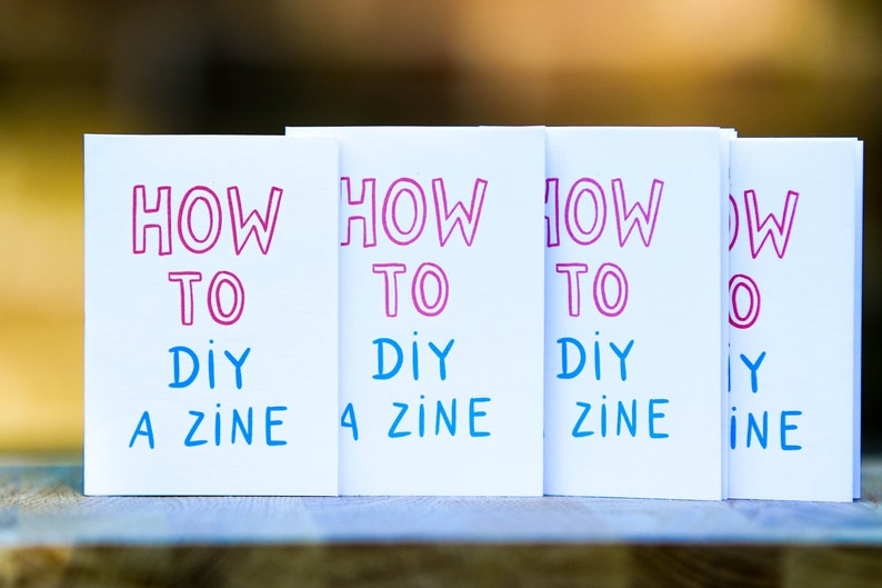 How to Make A Zine - Digital Instructions Instant Download, Printable ...
