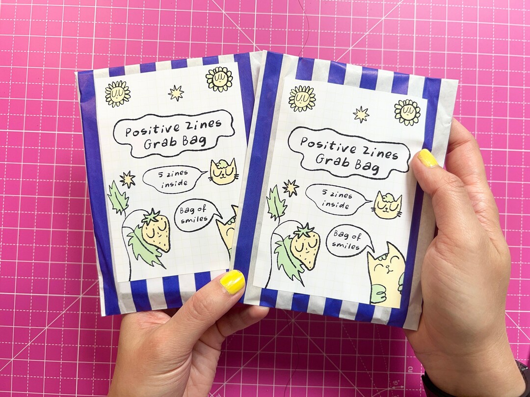 Surprise Positive Zines Pack - Mystery Zine Grab Bag, Giftable - Etsy