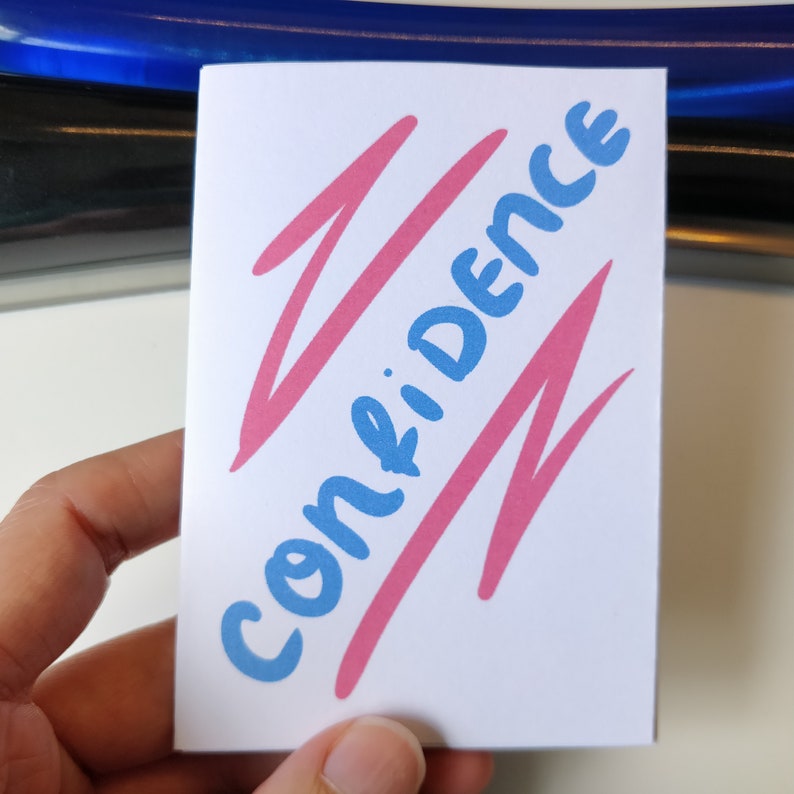 Confidence Zine, Printable Files, Instant Download PDF PNG - Etsy