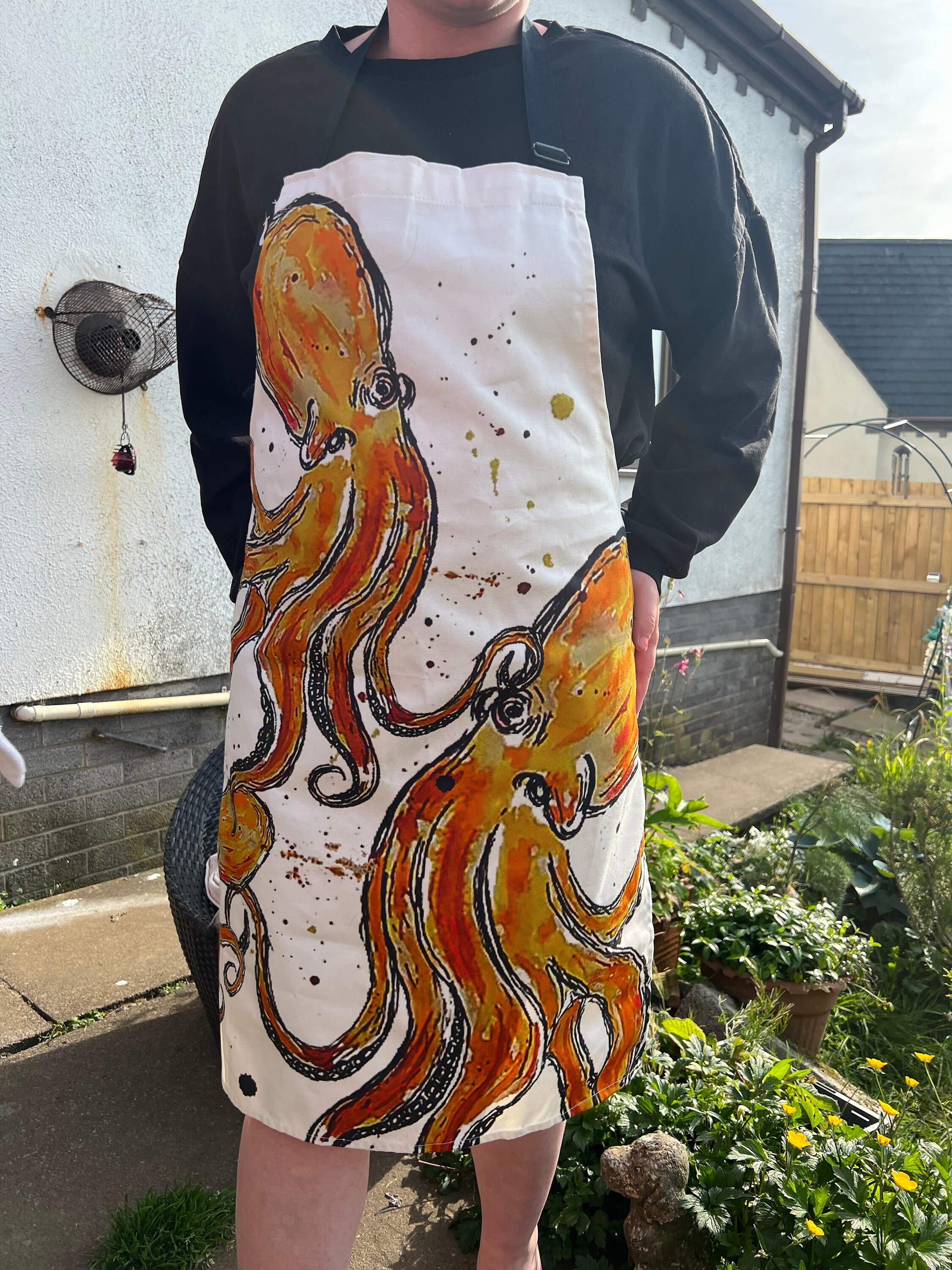 Kitchen Octopus Apron Cooking Gift - Etsy UK