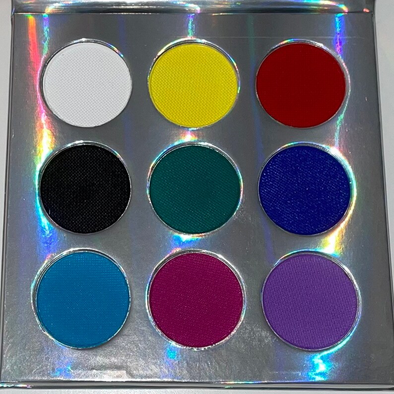 Matte Aqua Liner Palette - Water Activated Liners - Etsy