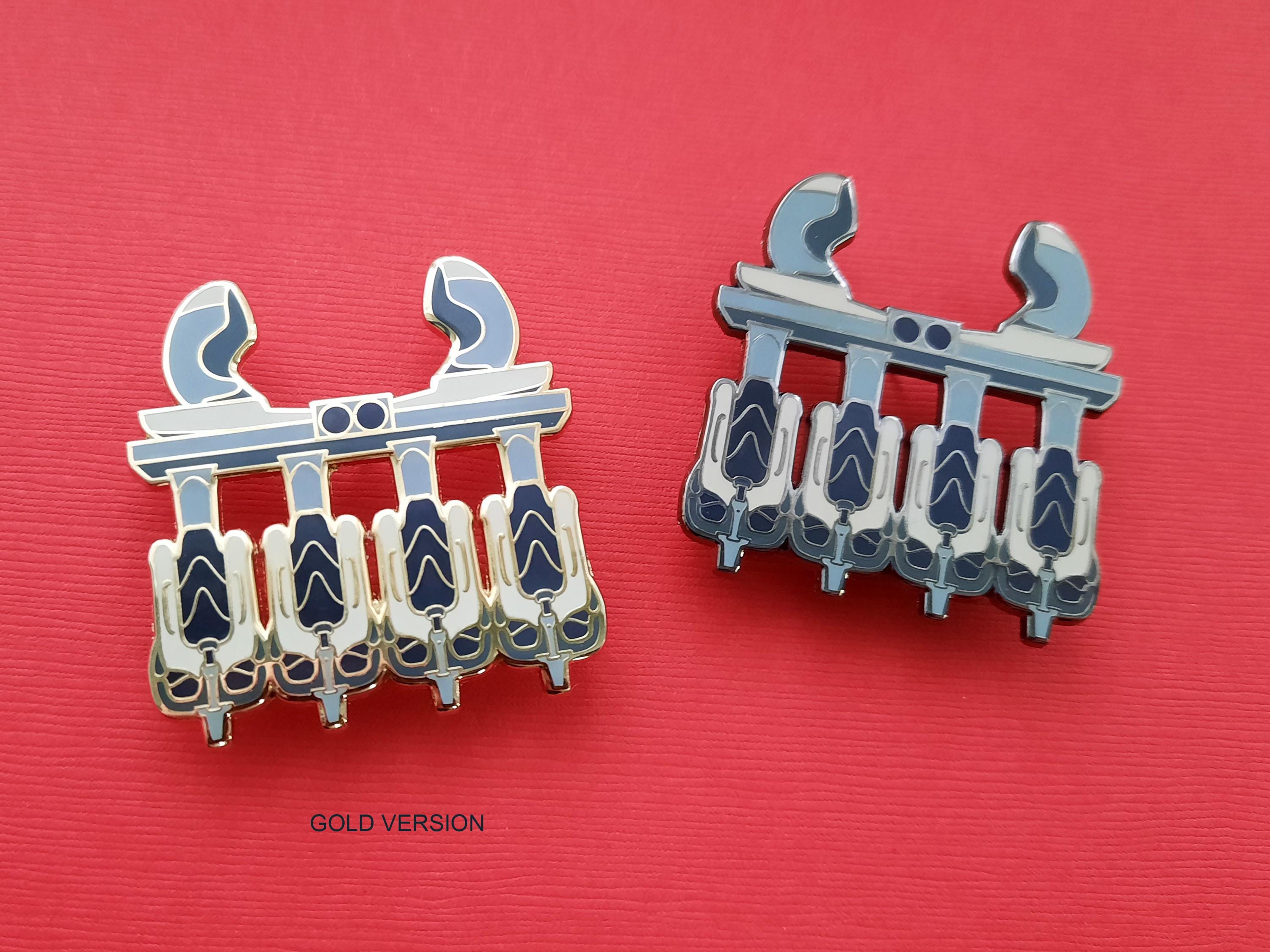 Nemesis Alton Towers Roller Coaster Enamel Pin Badge, Rollercoaster Car ...