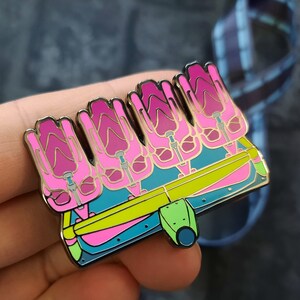 Hydra Dorney Park, Floorless Roller Coaster Enamel Pin Badge, Bolliger ...