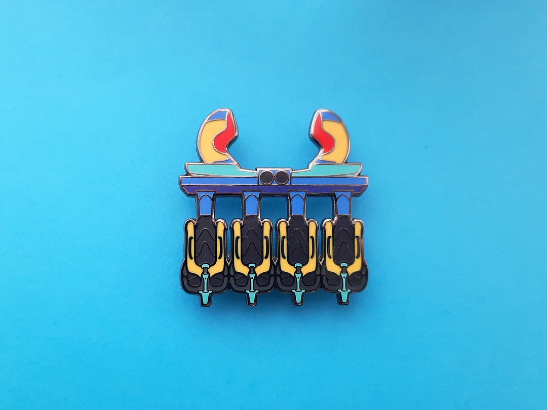 Talon Dorney Park, Inverted Roller Coaster Enamel Pin Badge, Bolliger ...