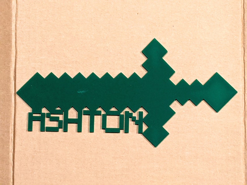 Minecraft Name Sign // Kids Name Sign // Kids Room Sign // | Etsy