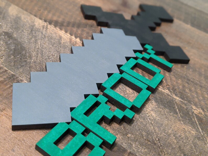 Minecraft Name Sign // Kids Name Sign // Kids Room Sign // | Etsy