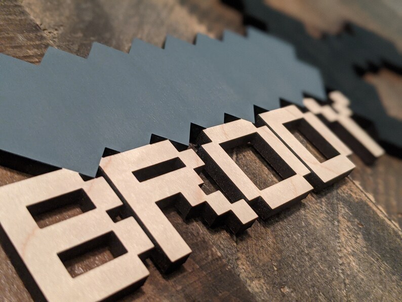 Minecraft Name Sign // Kids Name Sign // Kids Room Sign // | Etsy