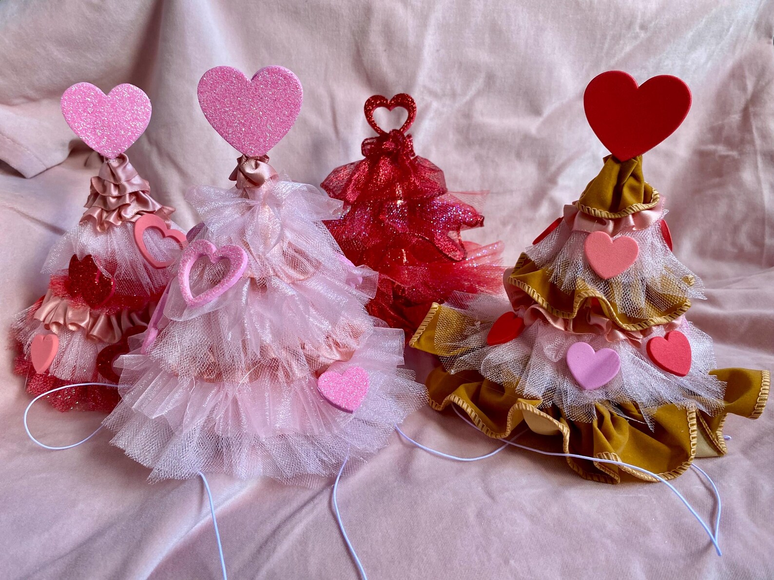 Valentines Party Hats Set of 4 - Etsy