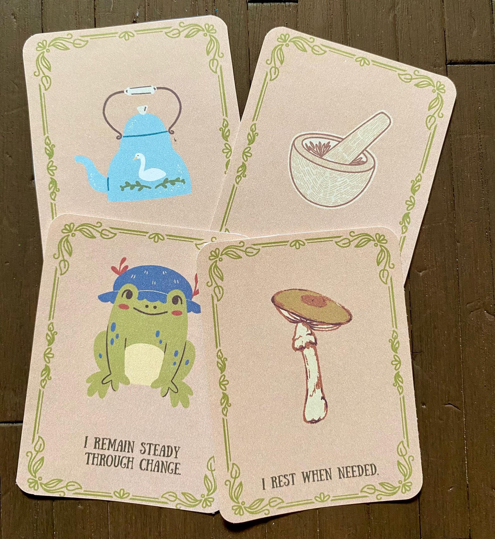36 Day Cottagecore Affirmation Cards |self Care | DIGITAL PDF DOWNLOAD ...
