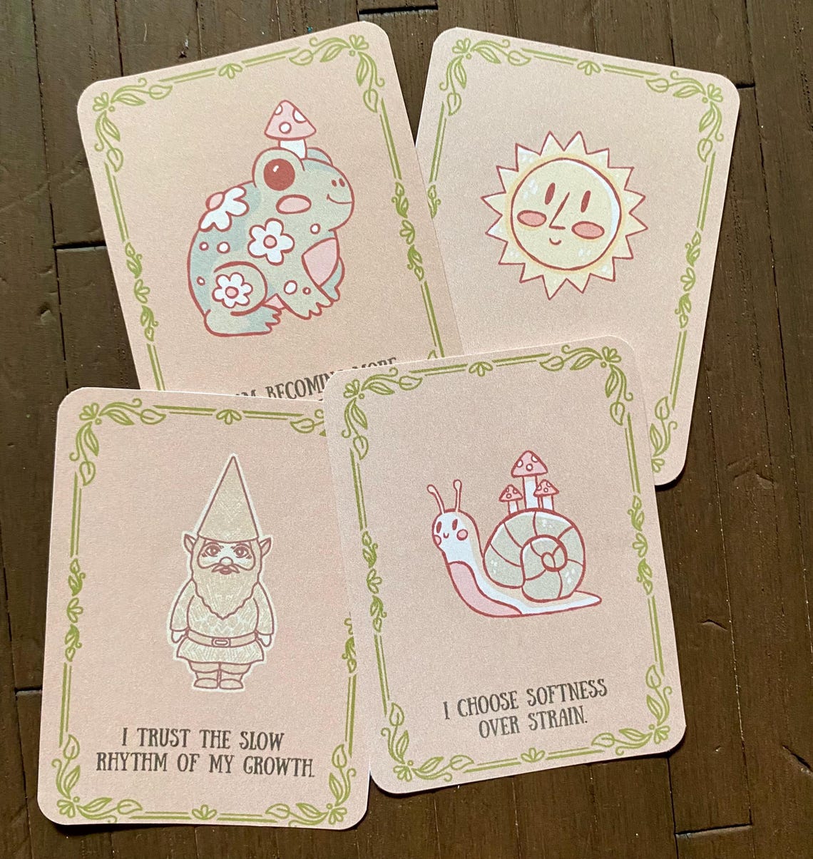36 Day Cottagecore Affirmation Cards |self Care | DIGITAL PDF DOWNLOAD ...