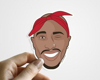 2pac Sticker Tupac Decal 2pac Car Decal 2pac Laptop Sticker Waterproof ...