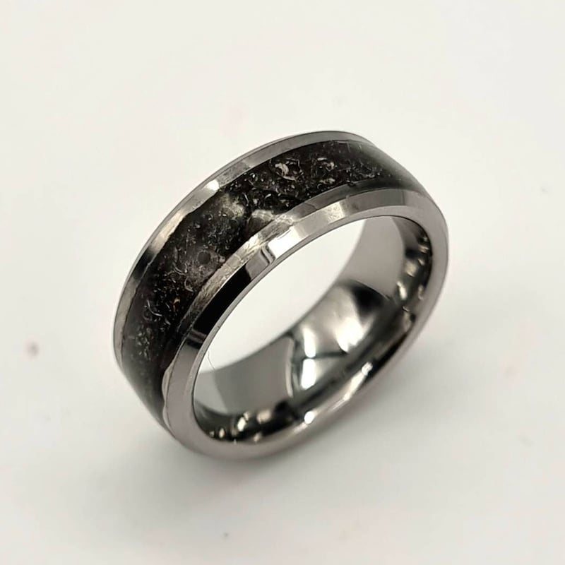 Mens Meteorite Ring - Etsy