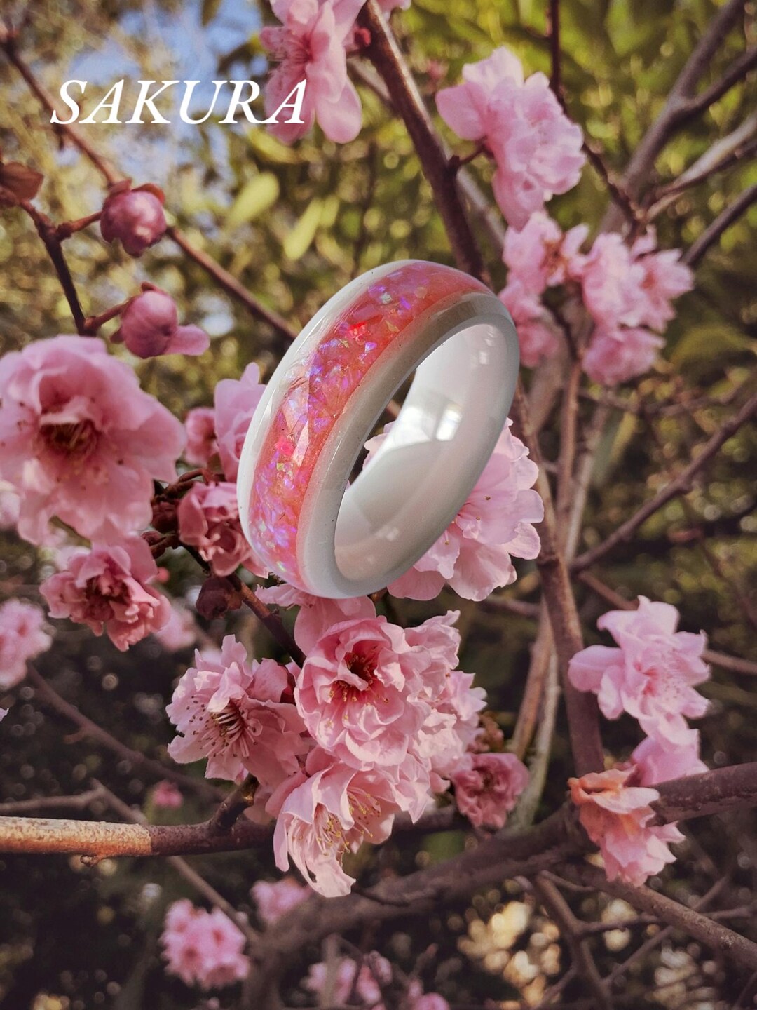 Sakura - Cherry Blossom Ring - Etsy
