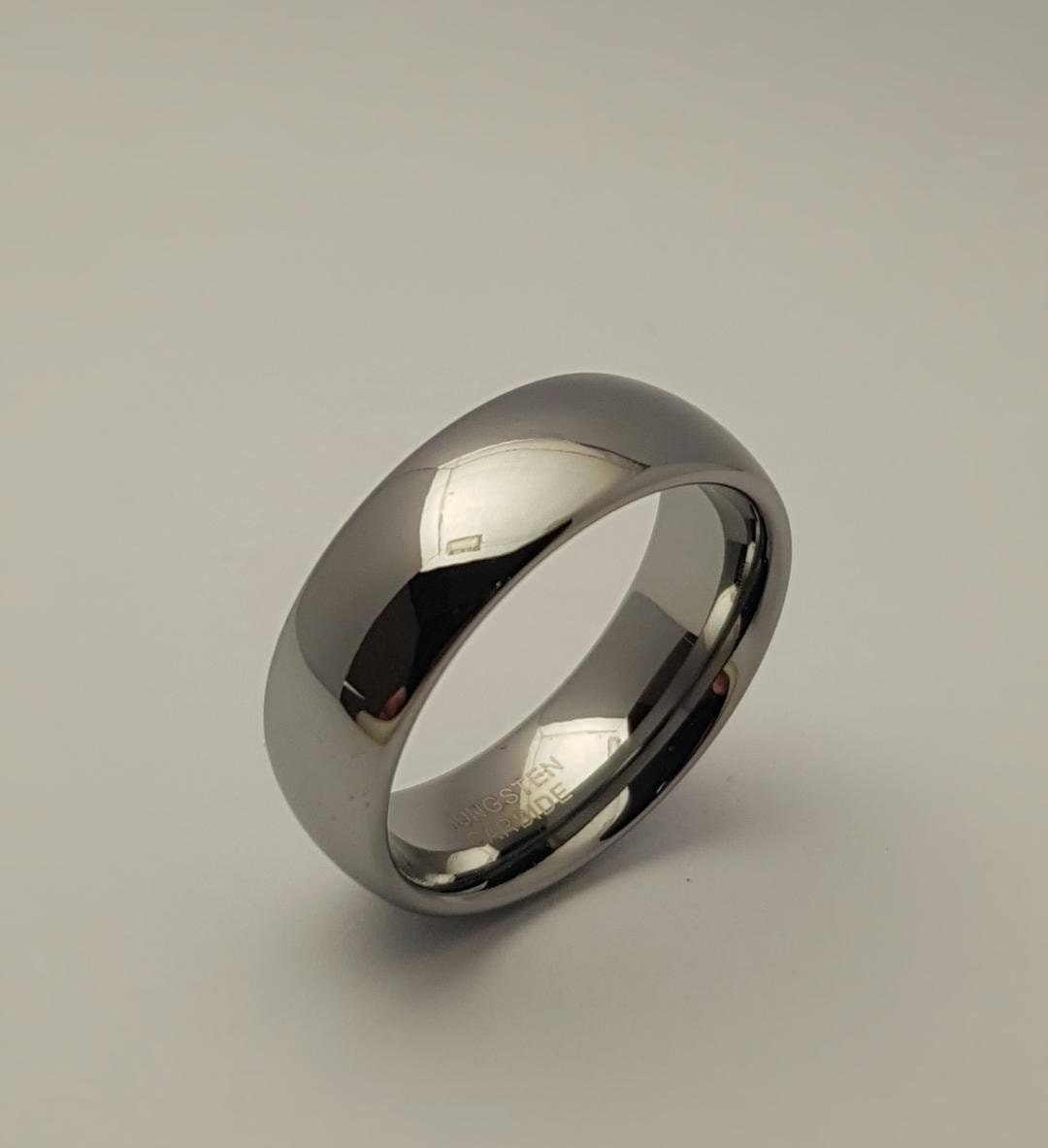 Traditional Solid Heavy Tungsten Wedding Band. - Etsy