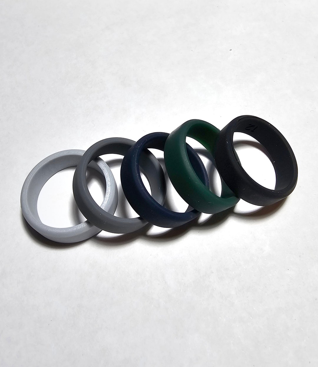 Silicone Rubber Wedding Ring / Band for Men and Women 8mm. - Etsy Australia