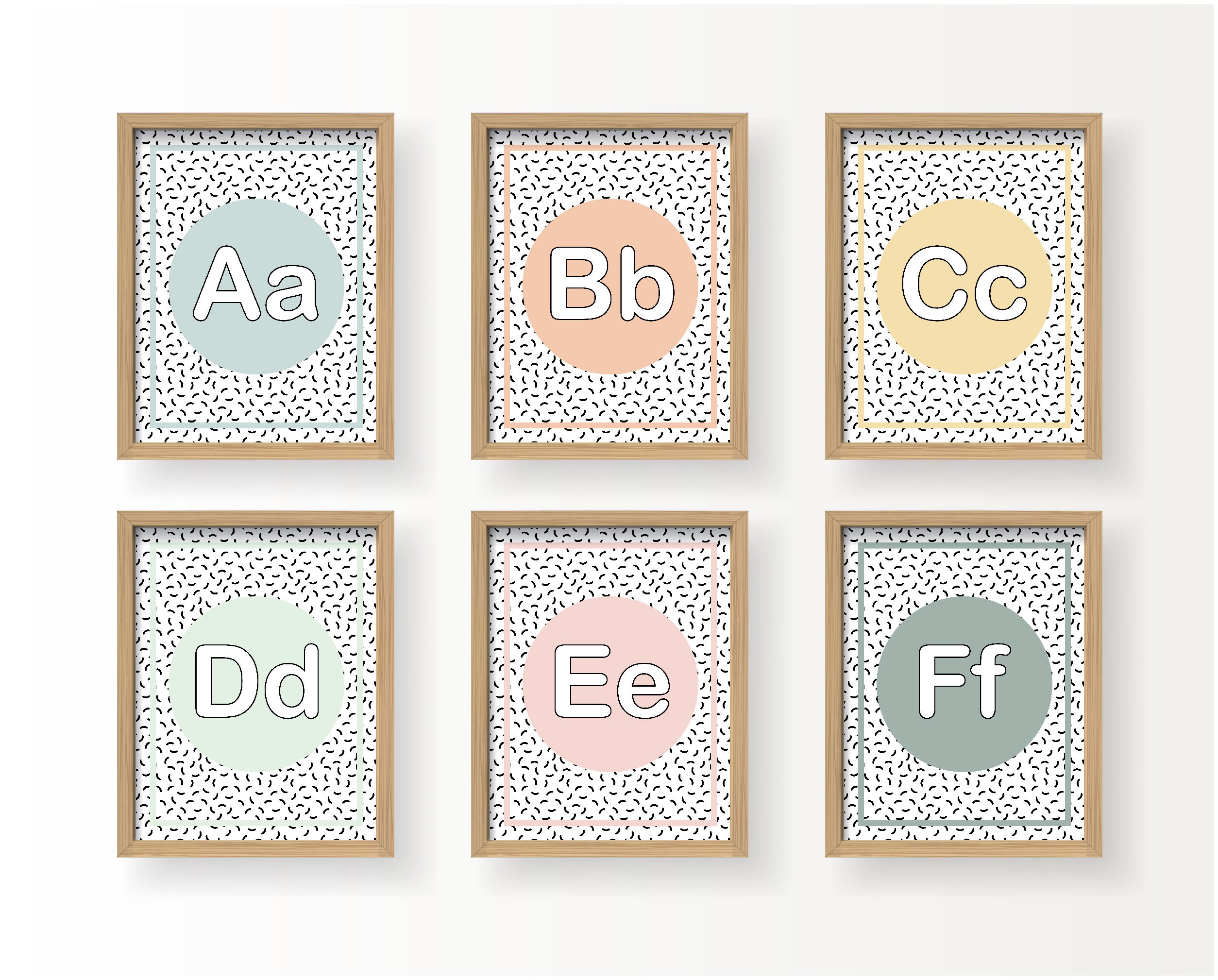 Printable Alphabet Poster Pack | Set of 26 Downloadable Jpgs | ABC ...