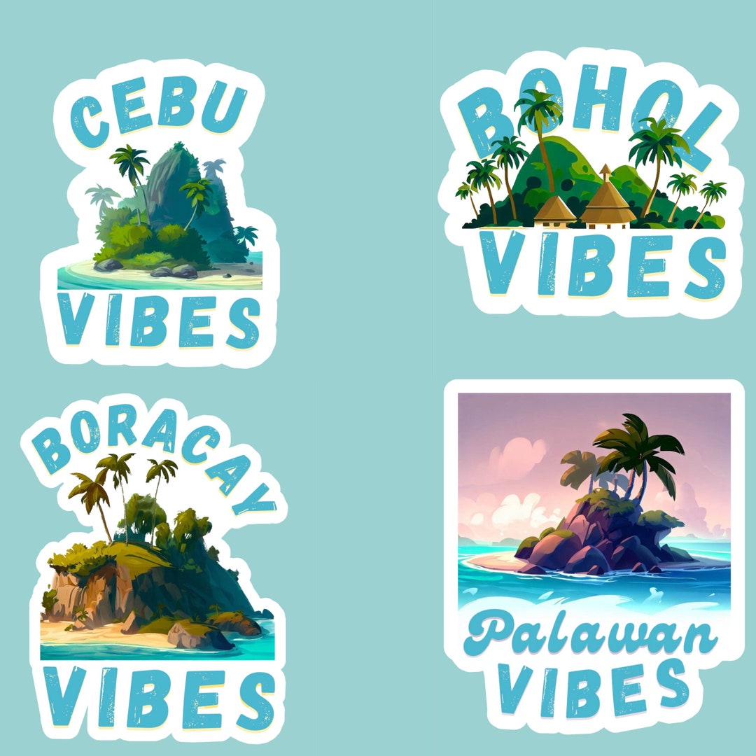 Philippines Island Vibes Sticker - Etsy