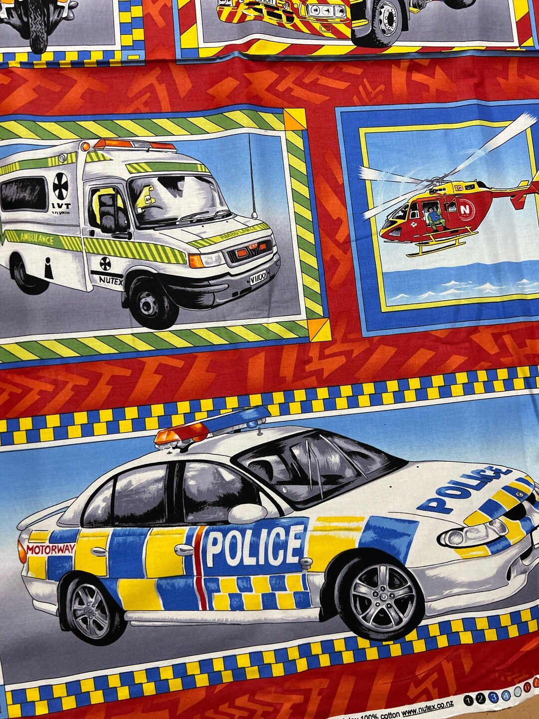 Emergency Panel Nutex 100% Cotton Fabric - Etsy