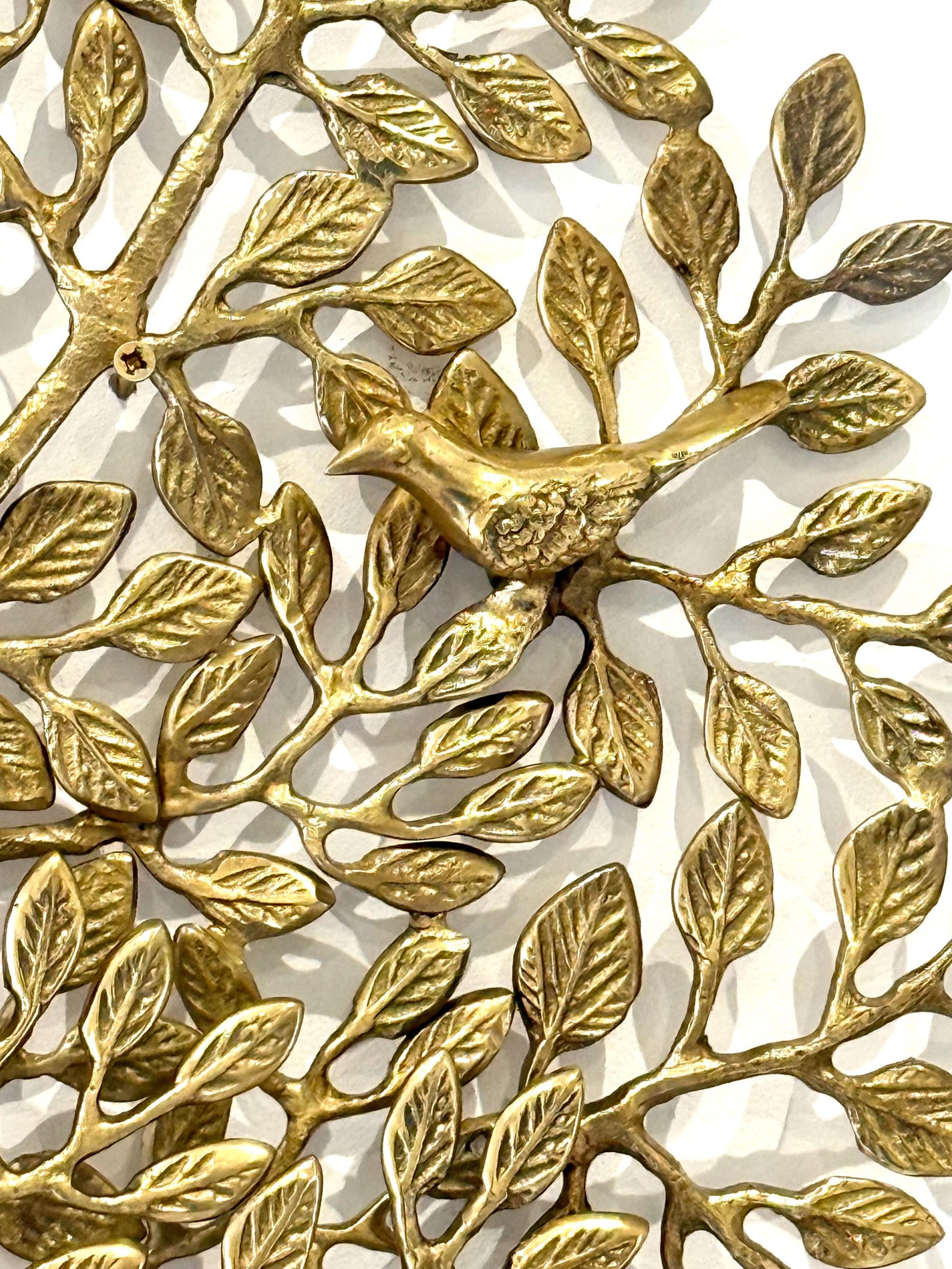 60CM Majestic Brass Tree of Life Wall Hanging Brass Kalpavriksha Good ...