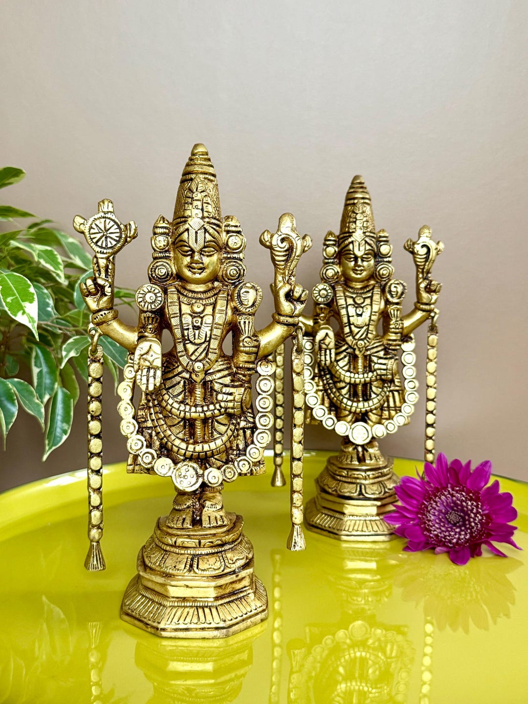Brass Tirupati Balaji Statue 45CM Lord Balaji Idol for New Home, Lord ...