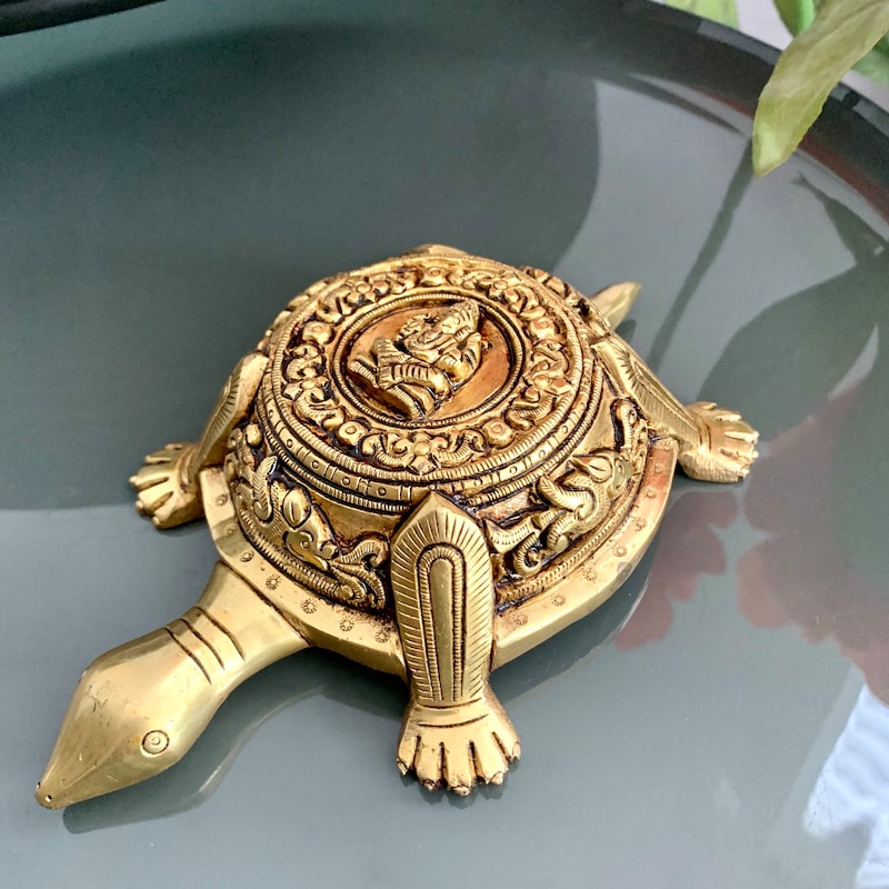 Brass Vastu Turtle - Etsy