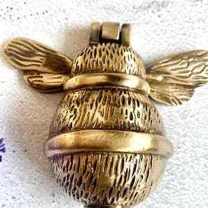 Brass Bumble Bee Door Knocker for Front Door in Black Antique Duo ...