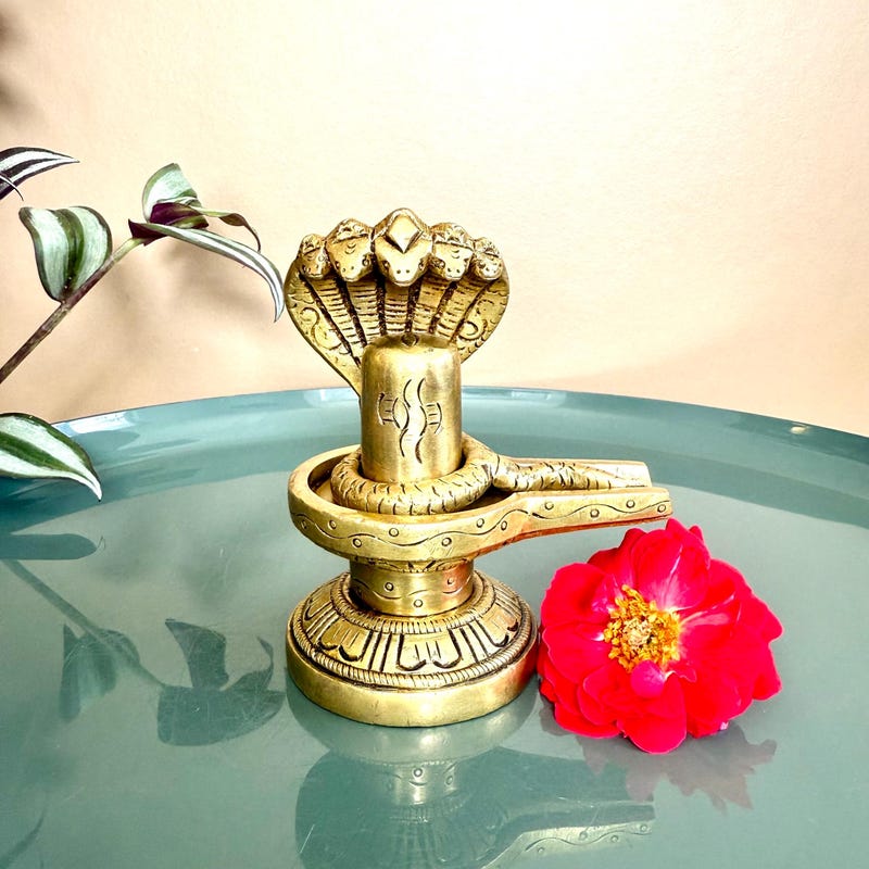 Shiva Lingam With Naga - Etsy