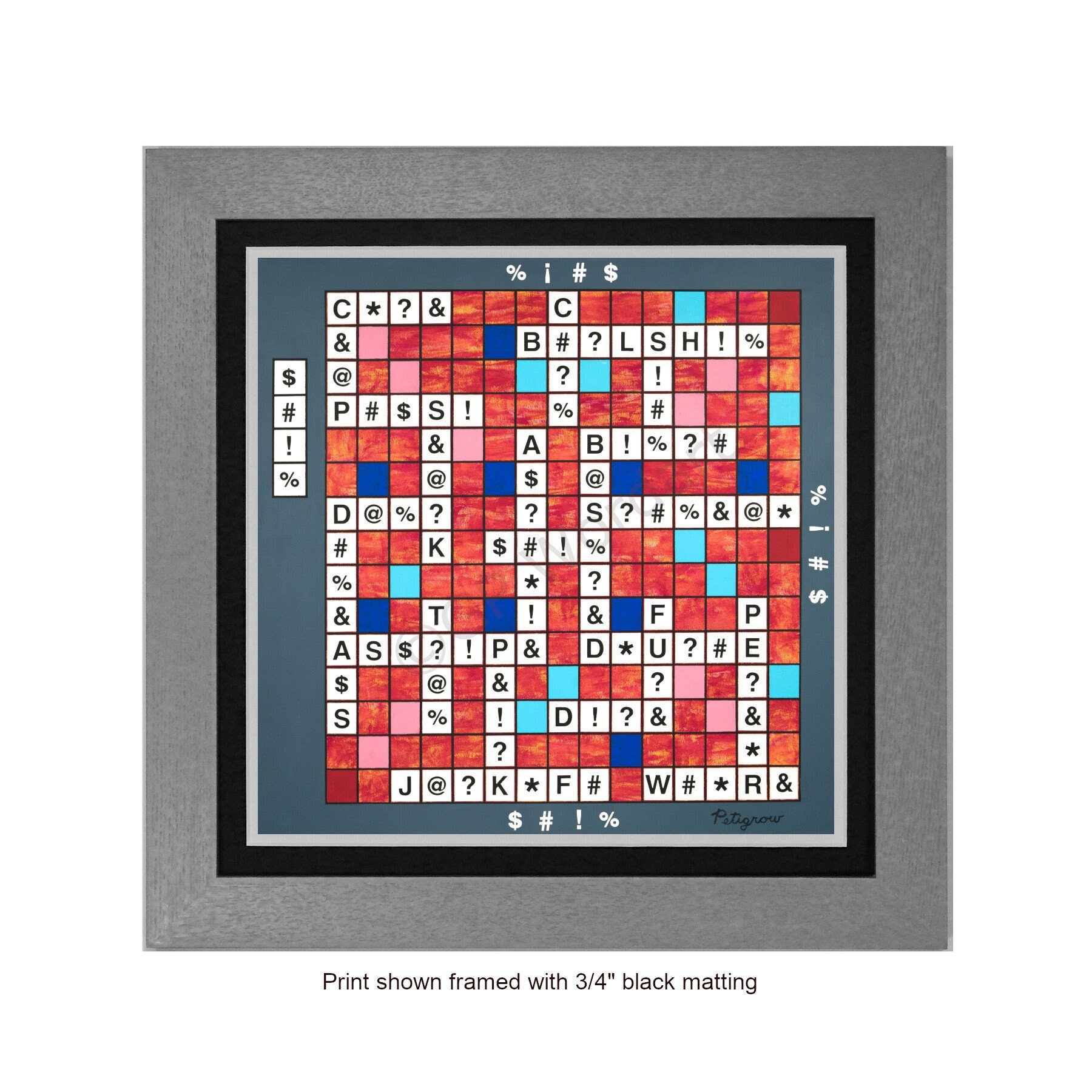 Grawlix Art Curse Word Print Curse Word Art Dirty Word Print Dirty Word ...